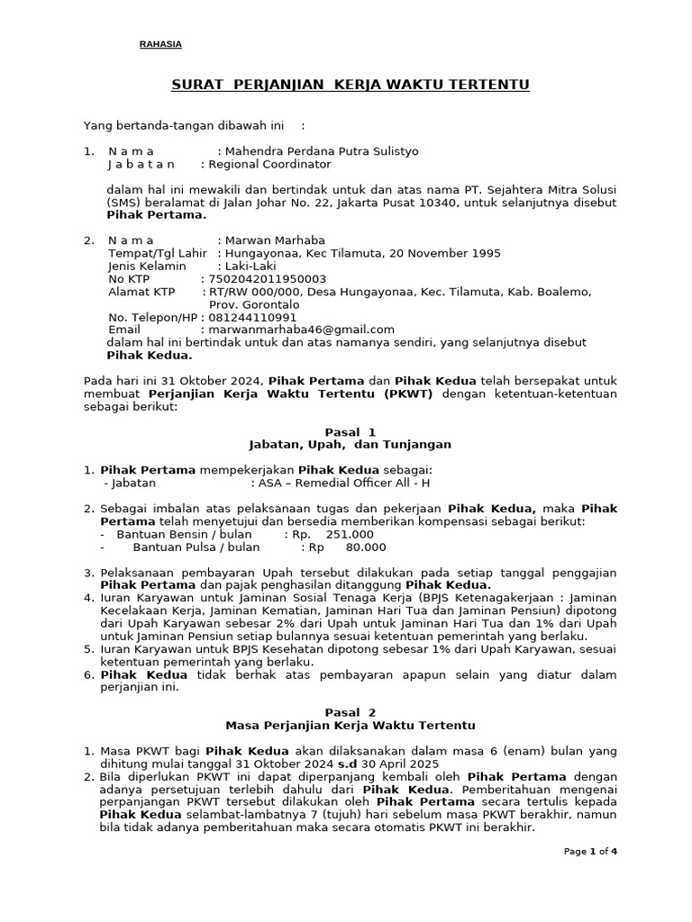 Marwan_SPKWT ASA PAO Remoff | PDF