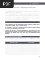 Rejection Sensitive Dysphoria Toolkit | PDF | Emotions | Anxiety