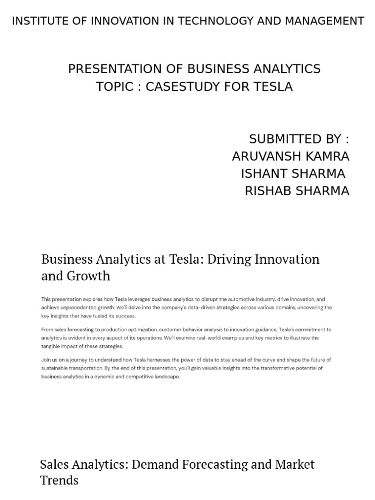 Ba Presentation | PDF