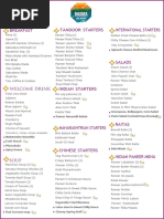 BQT Menu | PDF | Lunch | Curry