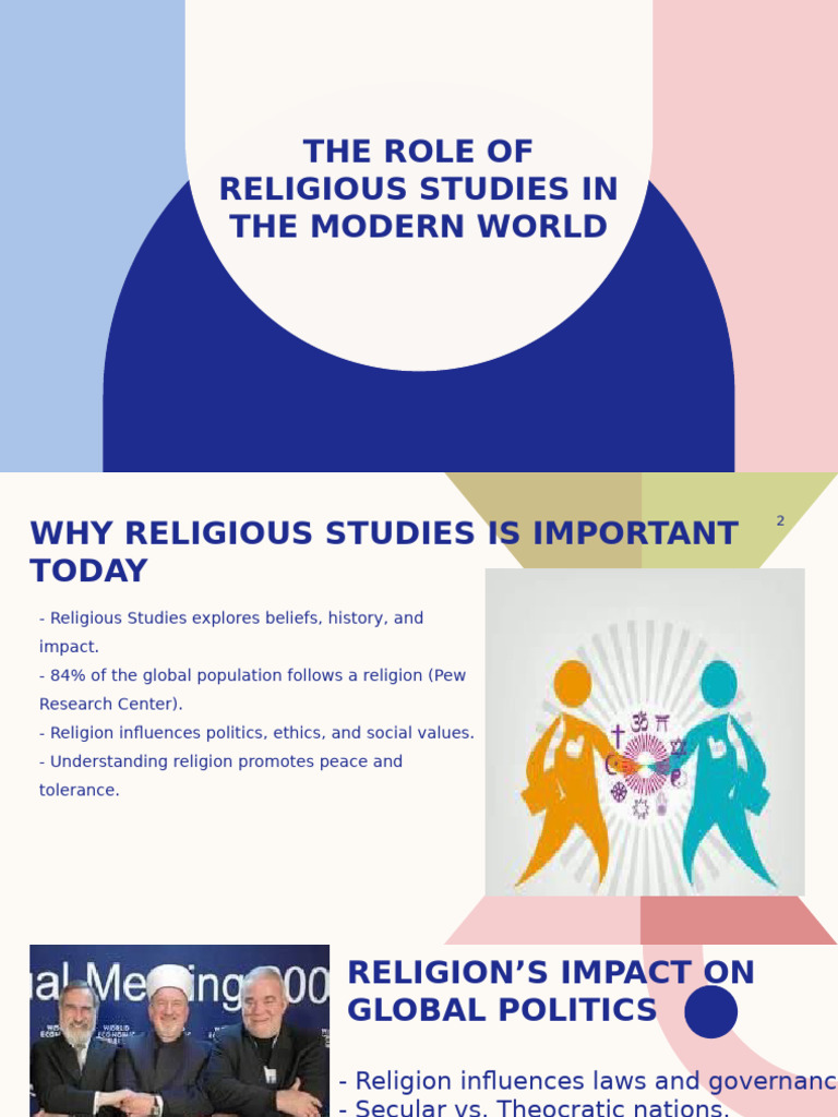 The Role of Religious Studies in The Modern | PDF | Interfaith Dialogue ...