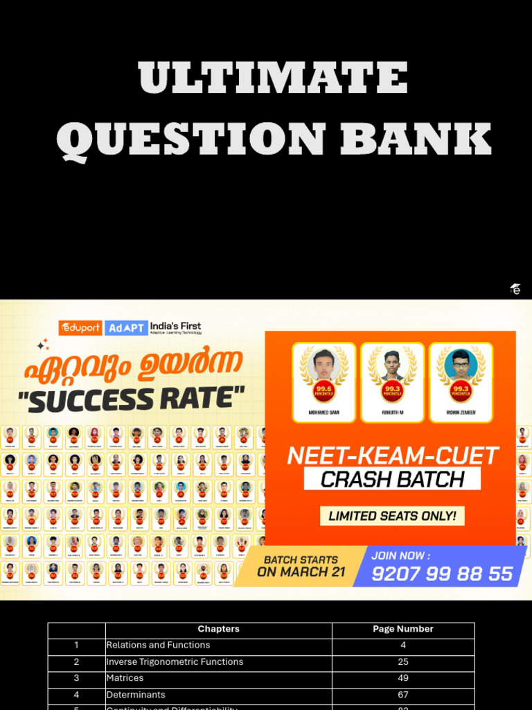 2 Maths Ultimate Question Bank 20315004350wtverj | PDF | Area ...