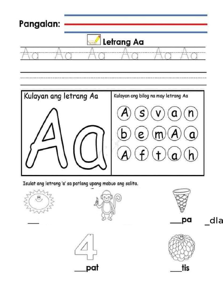 Abakada Worksheet | PDF