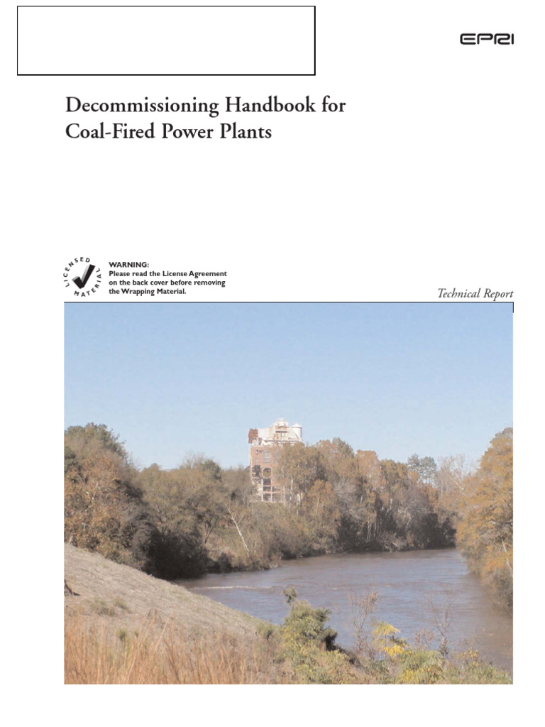 Decommissioning Handbook For Coal-Fired Power Plants - EPRI | PDF ...