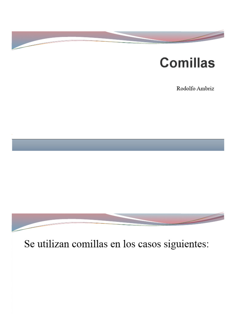 Comillas Paréntesis Interrogaciones | PDF | Comillas | Puntuación