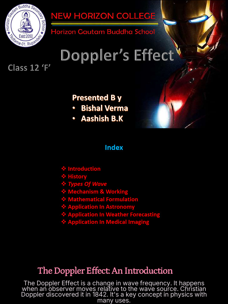 Doppler Effect Final Presentation | PDF | Doppler Effect | Waves