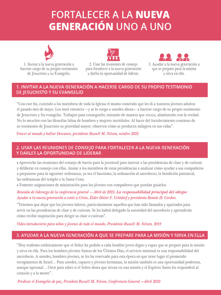 Fortalecer La Nueva Generacion | PDF | Jesús
