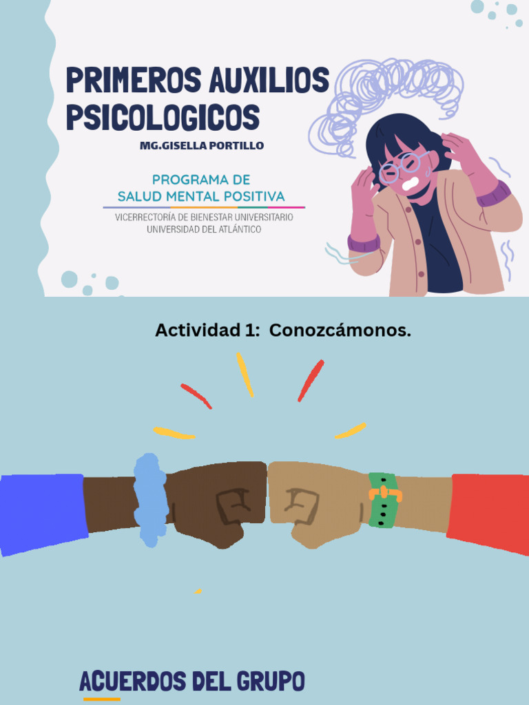 PRIMEROS AUXILIOS PSICOLOGICOS | PDF | Sicología | Las emociones