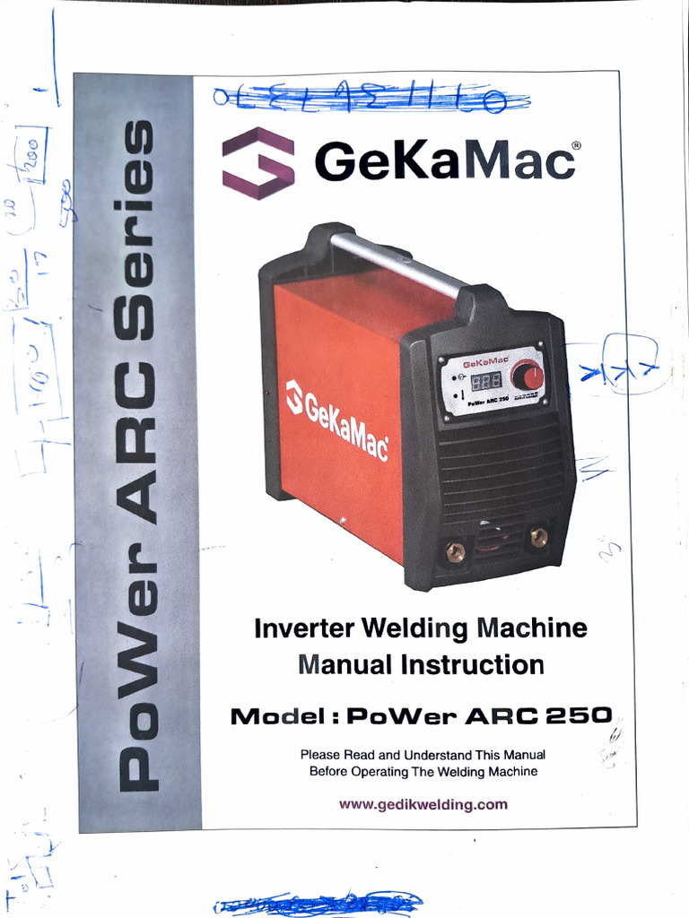 GekaMac Inveter Welding Machine Manual | PDF | Welding | Construction