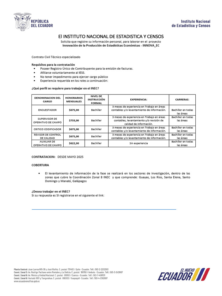 Convocatoria Innova Campo | PDF