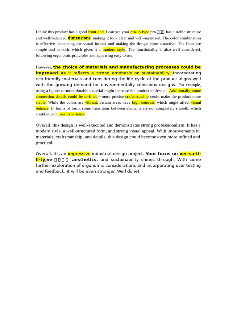 Industrial Design Review: Aesthetic & Sustainability | PDF