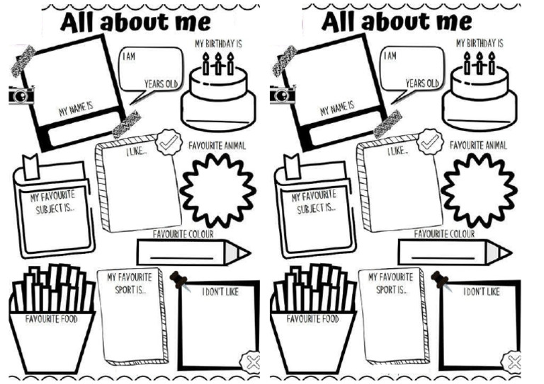 all about me simple | PDF