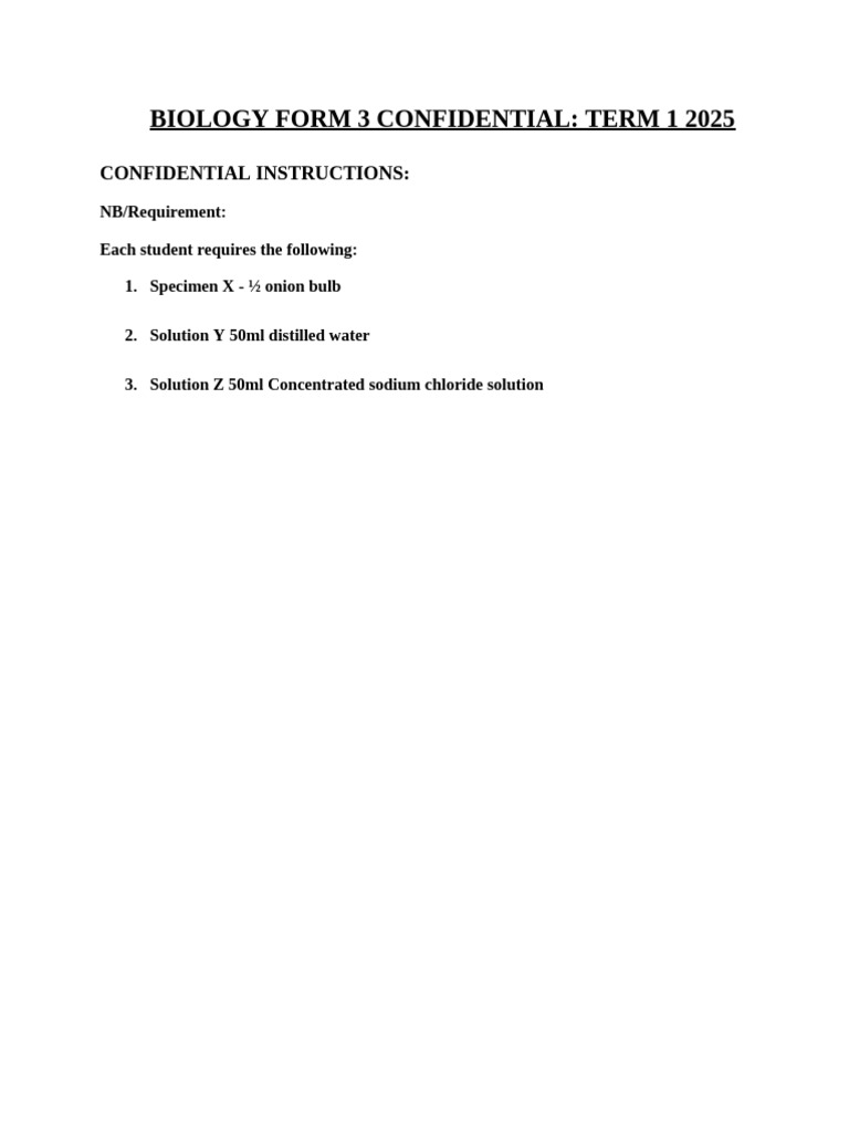 Bio f3 Confidential | PDF