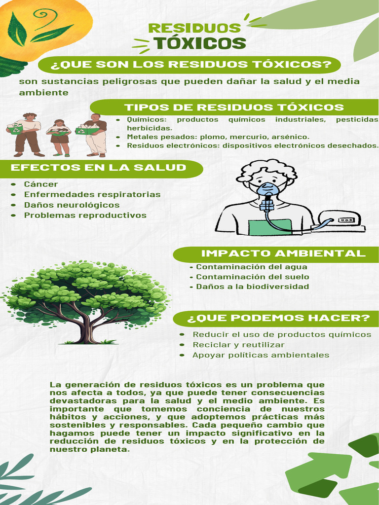 Impacto de Residuos Tóxicos en Salud | PDF