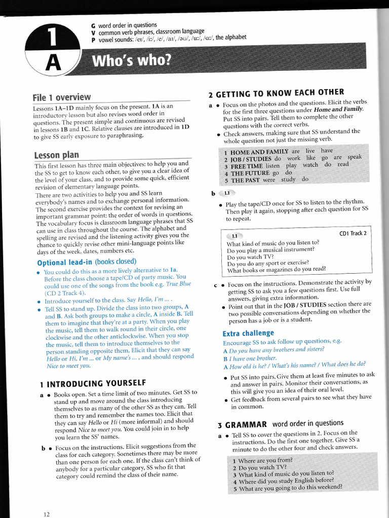 Tanári Könyv Pre-Intermediate | PDF | English Language | Spelling