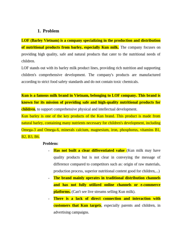 Imc Creative Brief - Eng | PDF | Milk | Brand