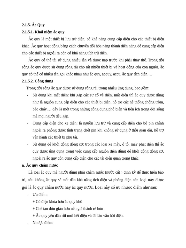 Ắc quy | PDF