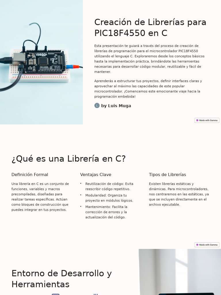Creacion de Librerias para PIC18F4550 en C | PDF | Biblioteca (informática) | Compilador
