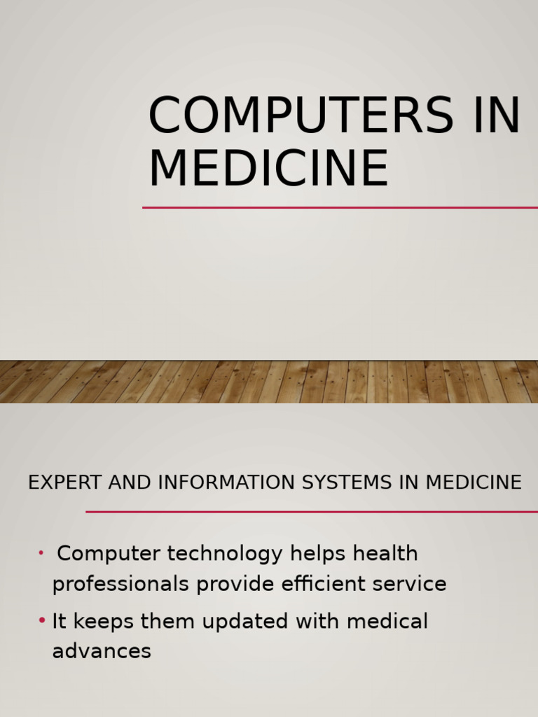Computers in Medicine | PDF