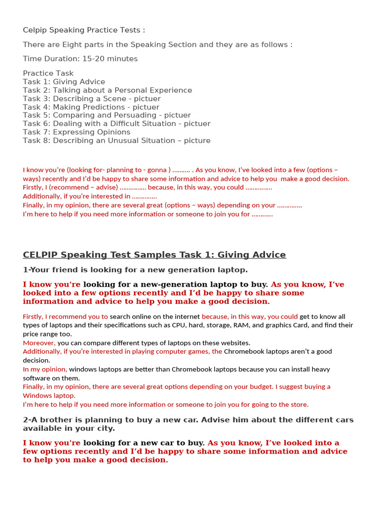 Celpip Speaking Practice Tests | PDF | Cryptocurrency | Adoption