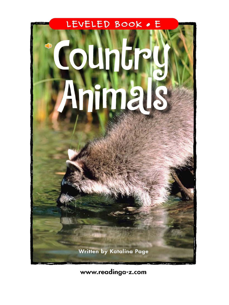 Country Animals | PDF
