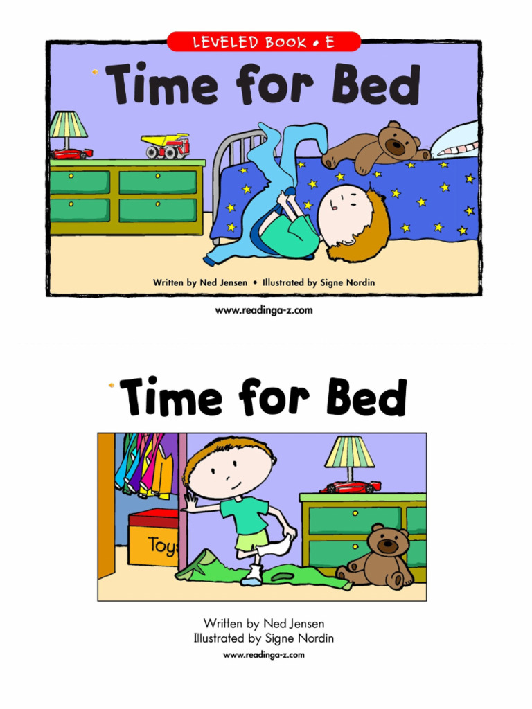 Time For Bed | PDF
