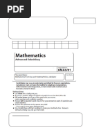 Madasmaths Statistics Practice Paper | PDF | Statistics | Linear Regression