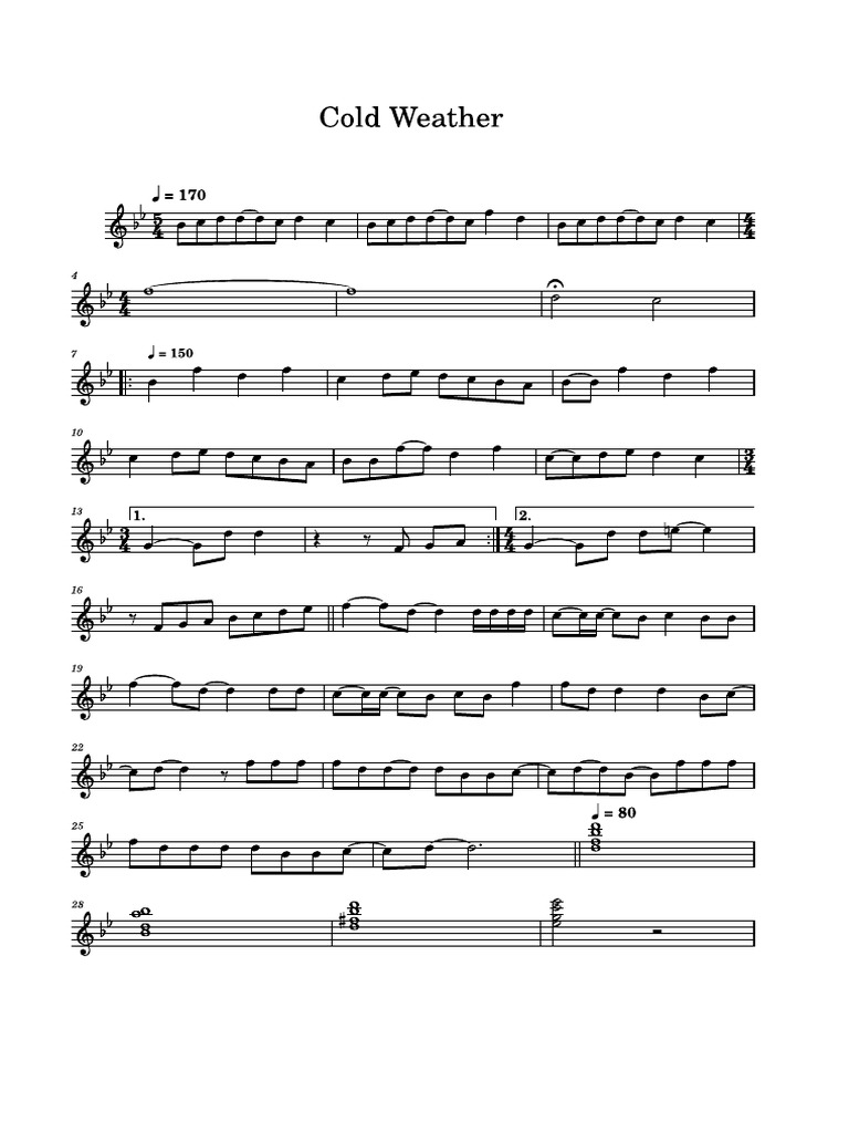 Cold Weather | PDF