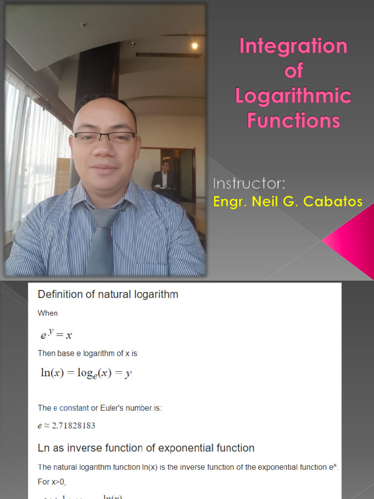 2.1 Int of Logarithmic Functions | PDF