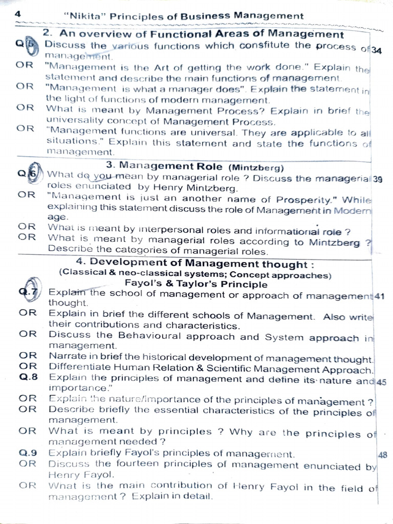 Principles and Functions of Management | PDF | Business | Business ...