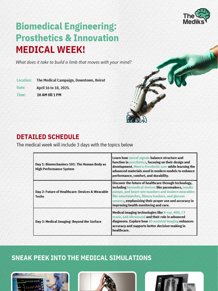 The Mediks - Biomedical Engineering | PDF | Medical Imaging | Biomedical Engineering