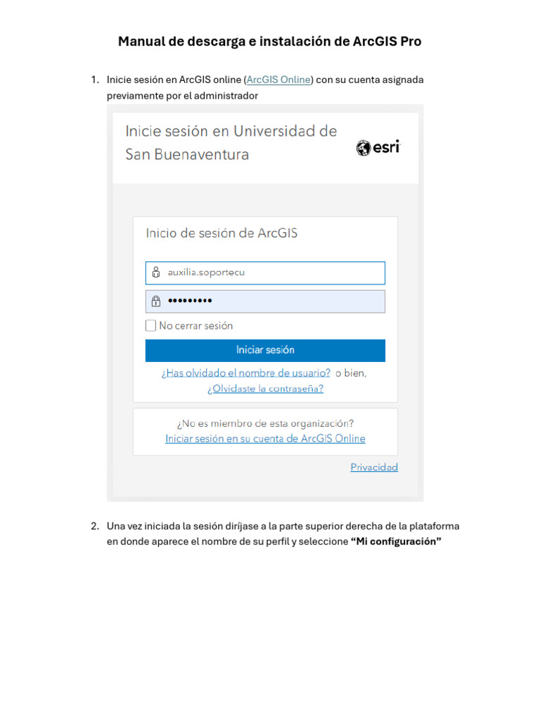 Manual Instalación de ArcGIS Pro | PDF