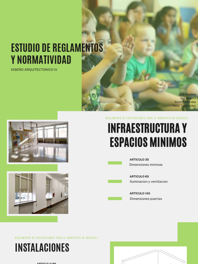 Estudio de Reglamentos y Normatividad | PDF | Accesibilidad