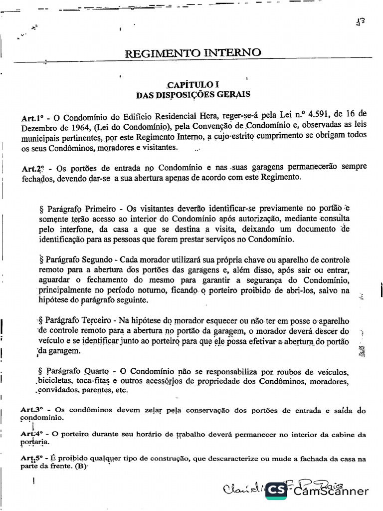 Regimento Interno . | PDF