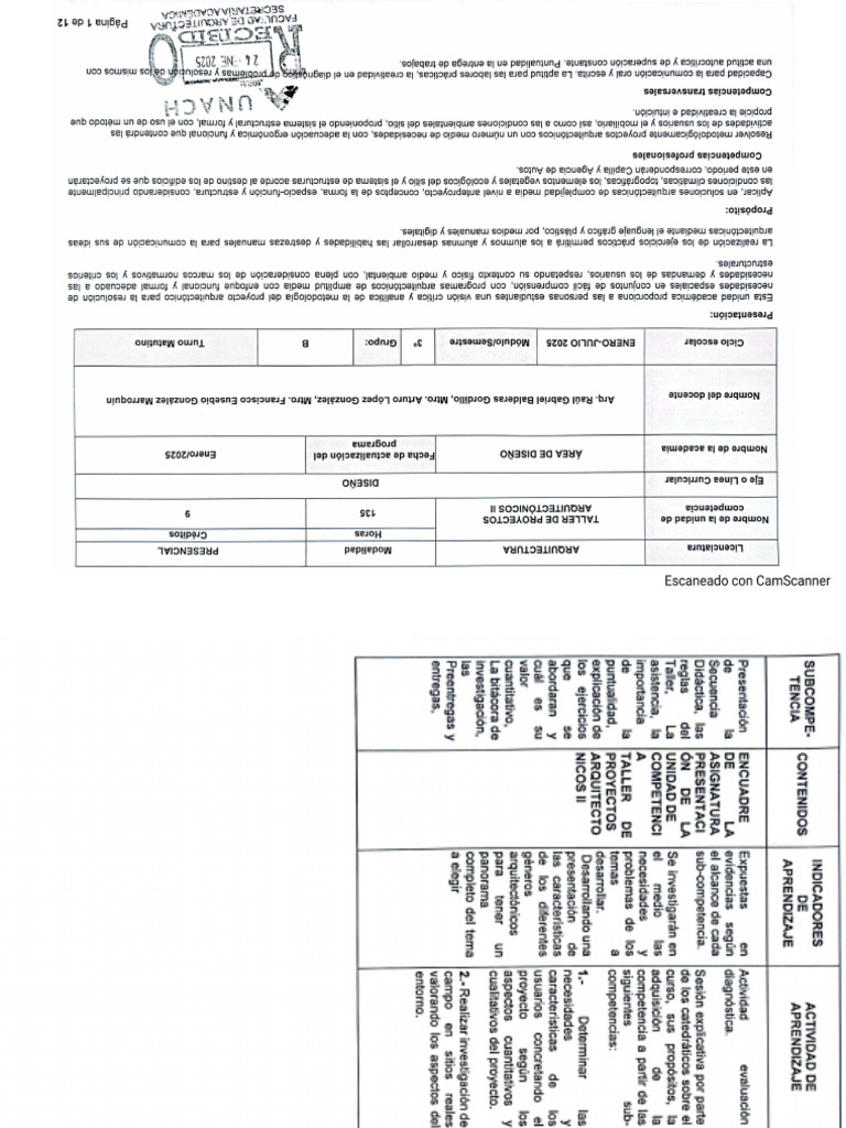 SEC DIDACT T. PROYECTOS II 3o. B | PDF