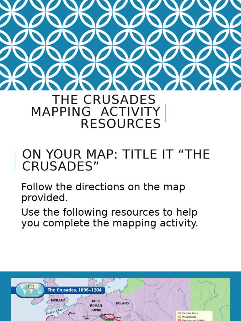 The Crusades Mapping Activity | PDF