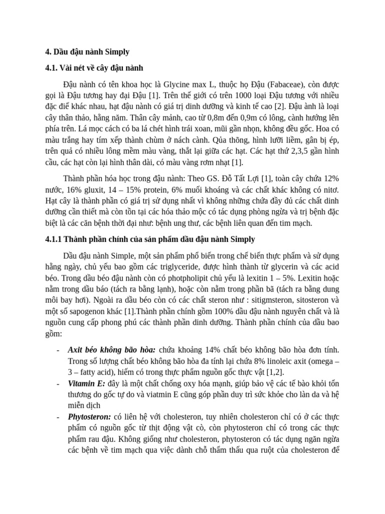 Dầu ăn Simply | PDF