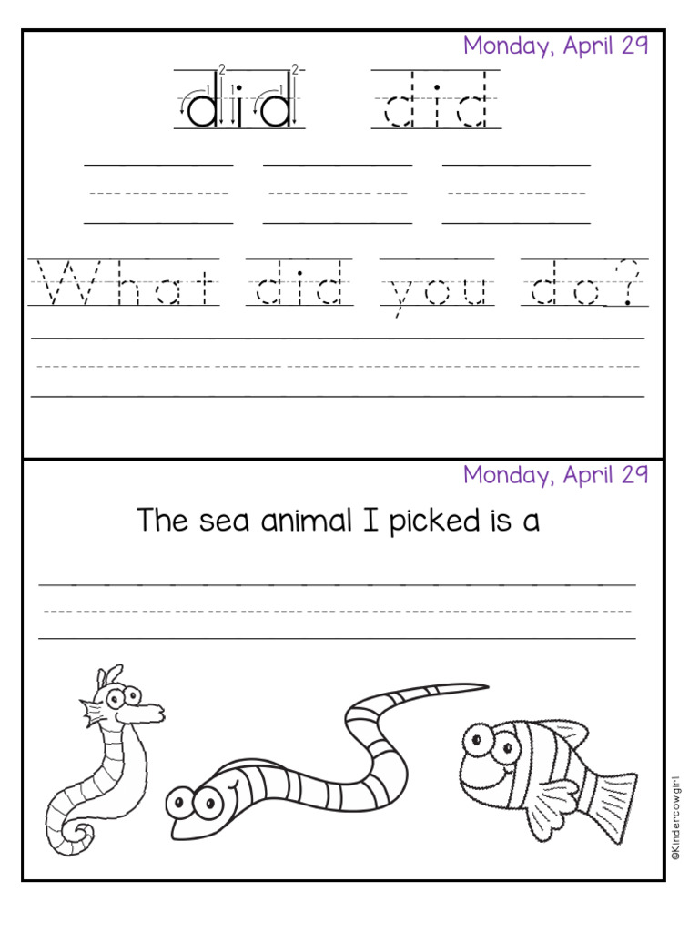 May Homework Writing Packet 2024 | PDF