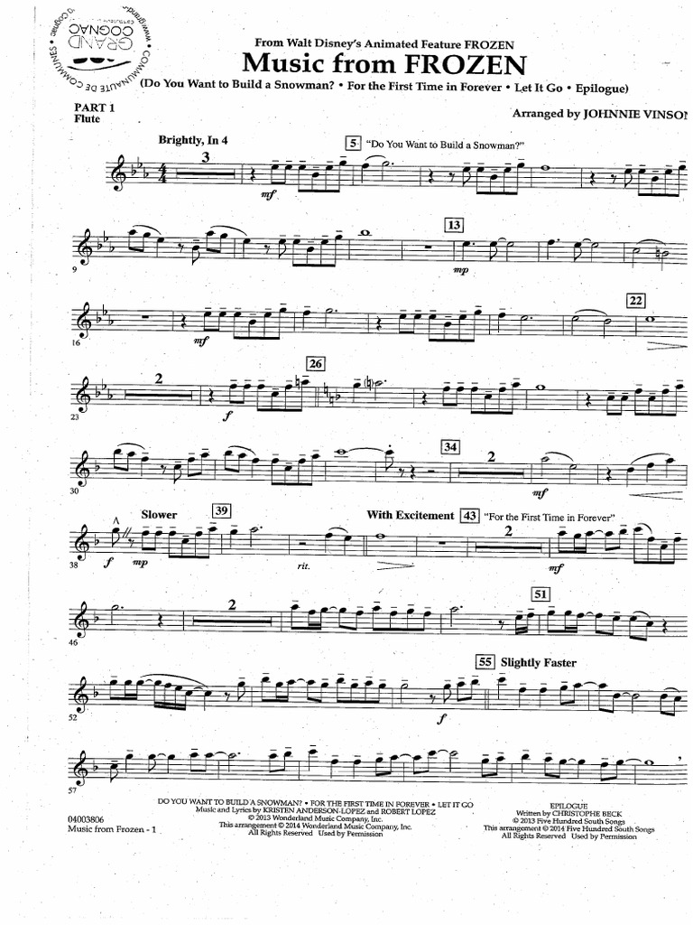 Music From Frozen - Merged | PDF