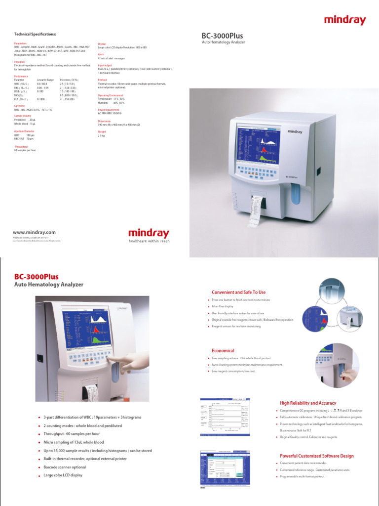 BC 3000plus Product Brochure en - in | PDF