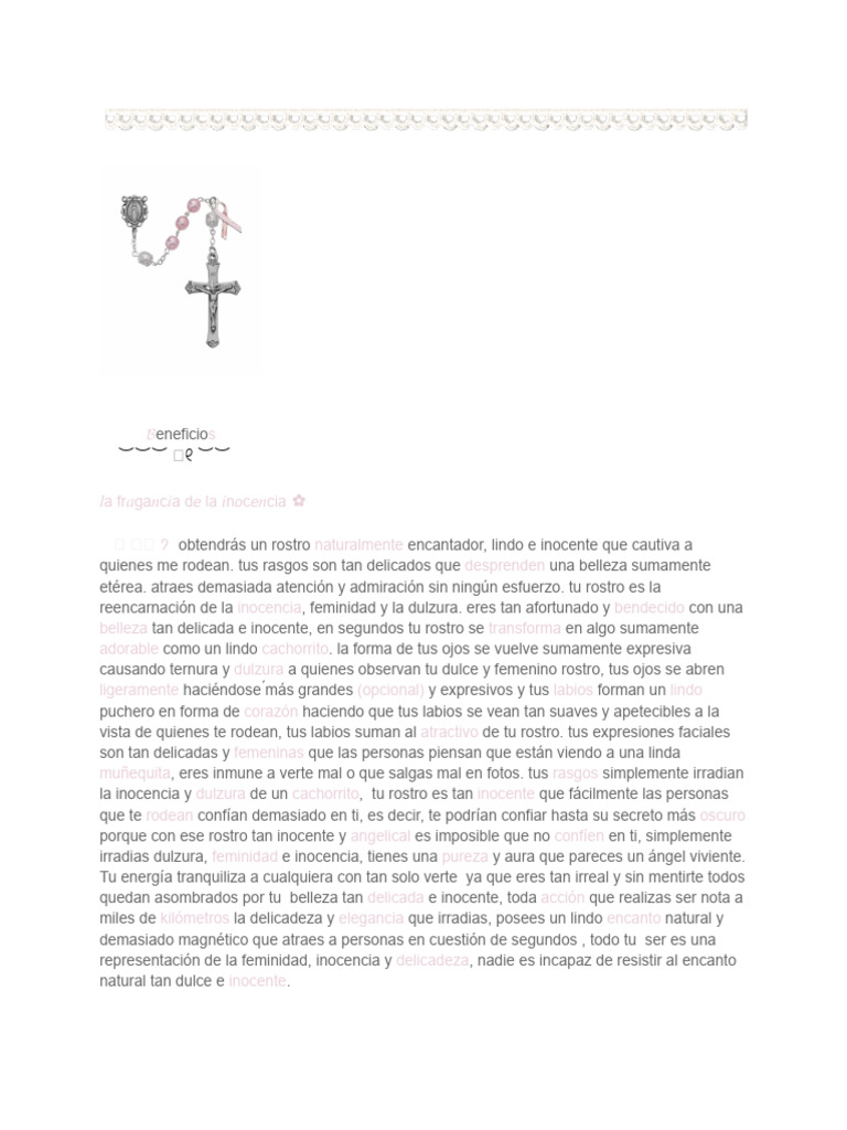 La Fragancia de La Inocencia | PDF
