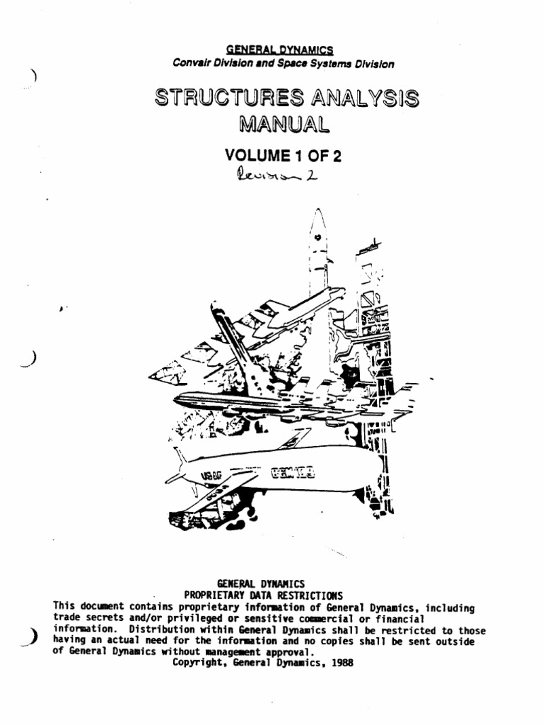 Structures Analysis Manual Vol I | PDF