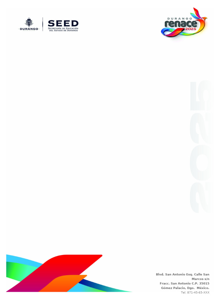 Membrete Carta 2025 | PDF