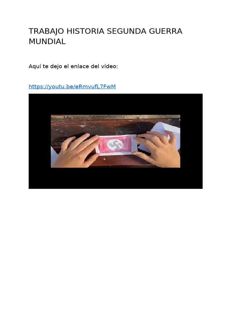 Historia de la Segunda Guerra Mundial | PDF