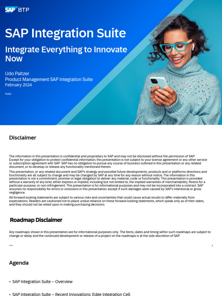 SAP Integratiin Suite - SAP BTP | PDF | Cloud Computing | Analytics