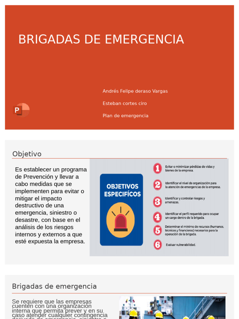 Brigadas de Emergencia | PDF