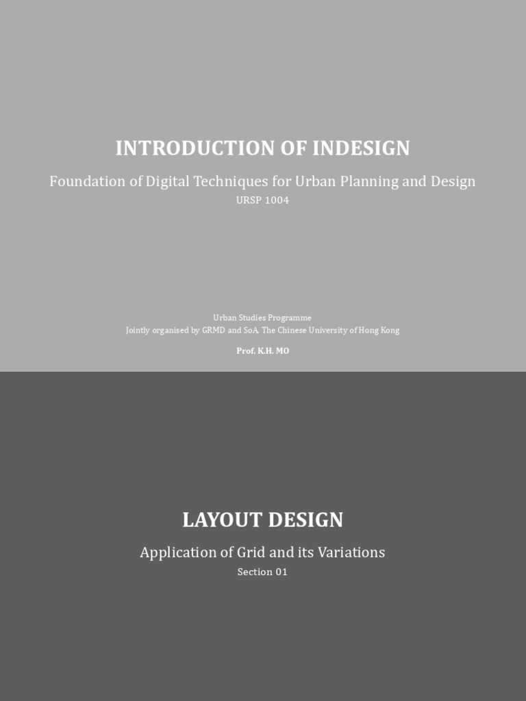 InDesign Layout Design Techniques | PDF | Page Layout | Publishing
