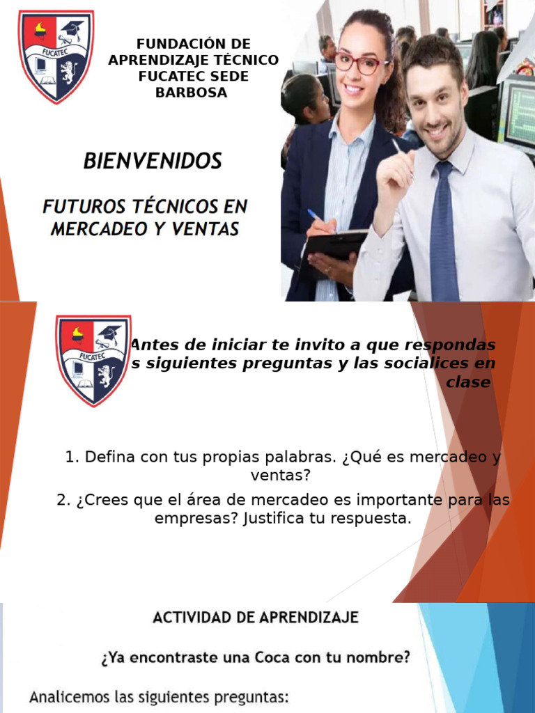 Inducción Mercadeo y Venta | PDF