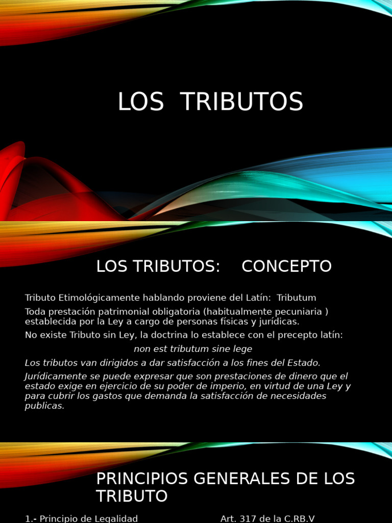 Los Tributos | PDF | Impuestos | Economias