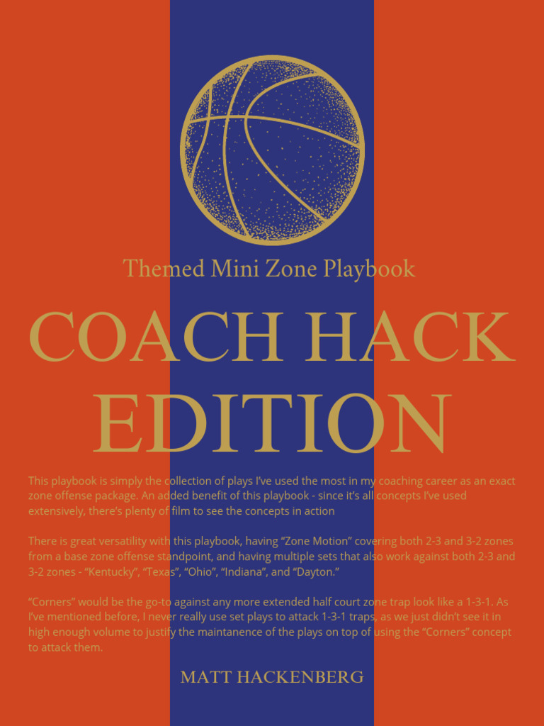 Zone Playbook Coach Hack Edition LM | PDF | Team Sports | Sports